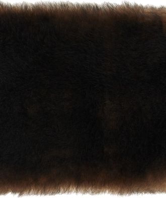 Valentino Garavani Lamb Leather Scarf - Brown