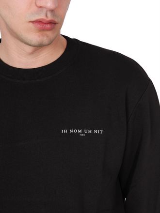 Ih Nom Uh Nit Logo Print Sweatshirt - Black
