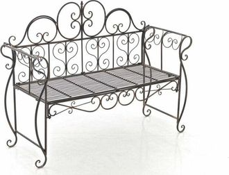 Clp Banc de jardin en métal finement décoré disponible en différentes couleurs colore : Bronze