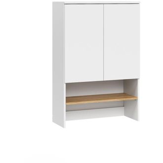 Vicco Armoire machine &agrave; laver Viktor, Blanc/Artisan, 68x100.4cm, Vicco