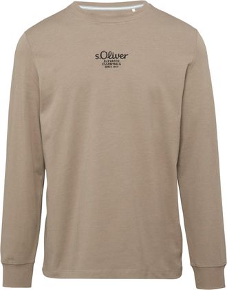 s.Oliver Langarmshirt mit Logo Stitching
