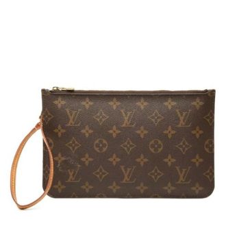Louis Vuitton Pre-owned Vintage Canvas Clutch - Femme - Pre-owned - Brun - Taille: ONE Size
