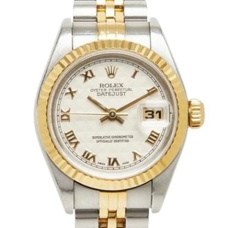 Rolex Montre Pre-owned Datejust 28 - Femme - Pre-owned - Blanc - Taille: ONE Size