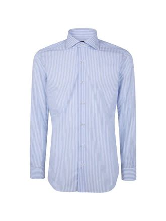 Barba Classic Popeline Bacchetta Spaziata Shirt
