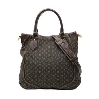 Louis Vuitton Sac &agrave; main en tissu &agrave; motif pr&eacute;-poss&eacute;d&eacute; - Femme - Pre-owned - Brun - Taille: ONE Size
