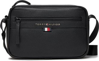 Tommy Hilfiger Umh&auml;ngetasche Tommy Hilfiger Essential Pu Ew Reporter AM0AM12093 Schwarz
