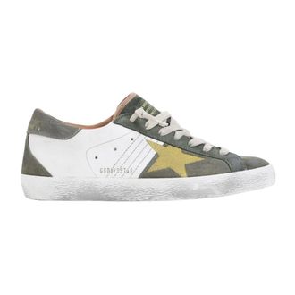 Golden Goose Homme, Chaussures, Vert, Taille: 45 EU Baskets Super-Star