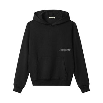 Hinnominate Hinnominate, Femme, Sweatshirts et sweats &agrave; capuche, Noir, Taille: 42 FR Sweat &agrave; capuche noir avec impression sur le devant