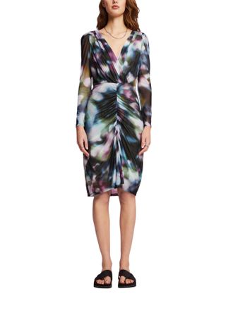 Esprit Damen 043EO1E332 Kleid, 004/BLACK 4, XS