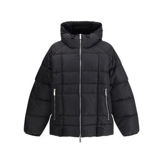 Dsquared2 3D Lange Nylon Daunenjacke - - Jackets - Herren - Schwarzk - 2XL