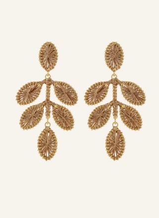 Lott. Gioielli Lott.Gioielli Ohrh&auml;nger Beatrice Ce Si Flower Leafs M Champagne By Glambou gold