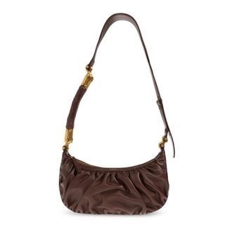 Balmain Femme, Sacs, Brun, Taille: ONE Size Ebene Hobo Bag