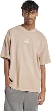 adidas Mens All SZN Washed T-Shirt Warm Sandstone L