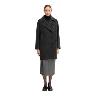 Marc Aurel Mantel aus italienischer Wollmischung - - Coats - Damen - Grau - XL
