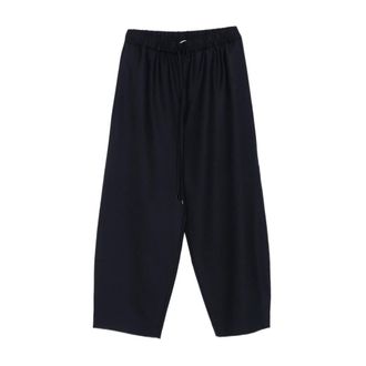 Antonelli Femme, Pantalons, Bleu, Taille: 44 FR Pantalon Bleu &agrave; Cordon Taille &Eacute;lastique