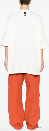 Ami Oversize Fit Short Sleeves Teeshirt With Ami