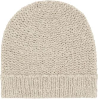 Cortana Femme, Accessoires, Beige, Taille: M Igloo, bonnet en cachemire et soie beige