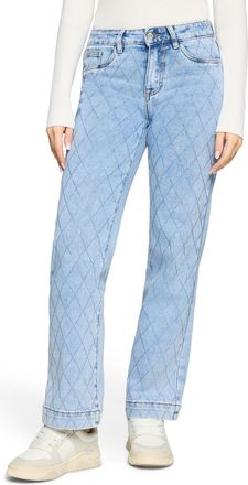 Cartoon Stretch-Jeans CARTOON Damen mit Strass, Damen, Gr. 38, Normalgr&ouml;&szlig;en, light blau denim, Obermaterial: 65% Baumwolle, 28% Polyester, 6% Viskose, 1% Elas