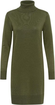 Saint Tropez Robe en maille - Femme - Robes - Vert - Taille: 42 FR