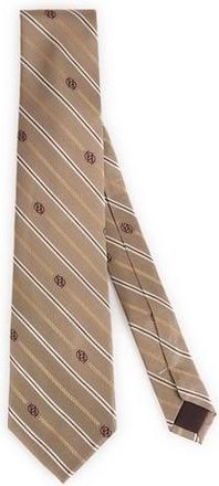 Dr&ocirc;le de Monsieur Cravate ray&eacute;e en soie