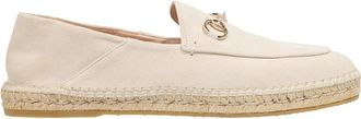 Gucci Low-Top Sneaker - Horsebit Espadrilles - Gr. 38 (EU) - in Beige - f&uuml;r Damen