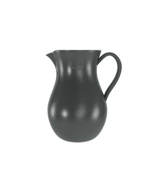 Artevasi Harmonia, Schlichter und klassischer Vase, Handmande Keramikkrug, Heimdekoration, Dekorative Blumenvase, Anthrazit, 30cm hoch