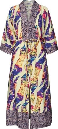 Lollys Laundry Femme, Blouses et Chemises, Multicolore, Taille: 46 FR Lulu Kimono