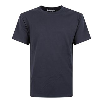 Givenchy Blau Logo Print Baumwoll T-shirt - - Tops - Herren - Blau - S