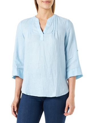 s.Oliver Womens Bluse, 3/4 Arm, Blue, 34