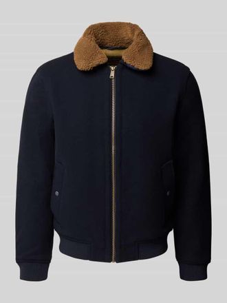 Premium by Jack & Jones Regular Fit Jacke mit Umlegekragen und Rei&szlig;verschluss