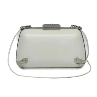 Balenciaga Pre-owned Leder Schultertasche - - Pre-owned - Damen - Wei&szlig; - ONE SIZE