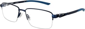 Nike Blaue Metallbrille (Rahmen)