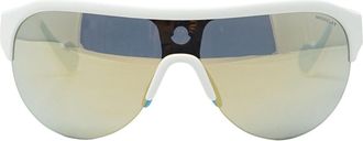 Moncler ML0049 21C OO Weisse Sonnenbrille