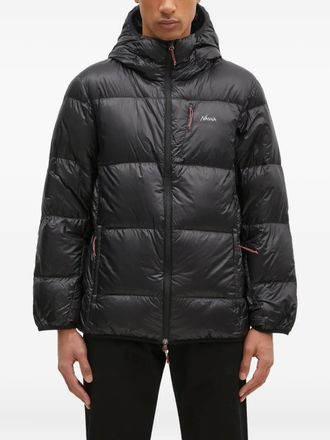 Nanga Gef&uuml;tterte Kapuzenjacke - Schwarz