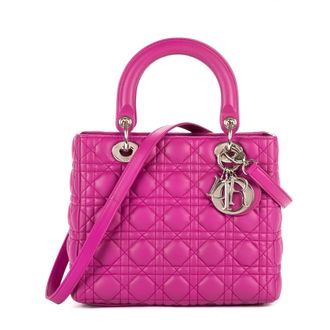 Dior Crossbody Bags - Lady Dior Medium - Gr. unisize - in Violett - f&uuml;r Damen