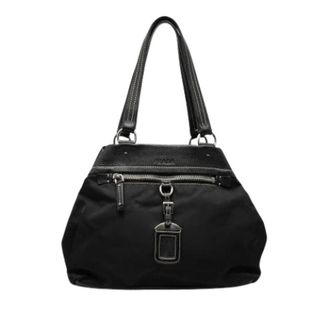 Prada Pre-owned Nylon Tote Bag - - Pre-owned - Damen - Schwarzk - ONE SIZE