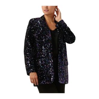 Notre-V Glitter Velvet Blazer - - Jackets - Damen - Mehrfarbig - S