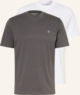 Marc O'Polo Marc Opolo 2er-Pack T-Shirts grau