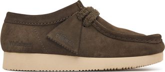 Clarks Halbschuhe Clarks Wallabee Lite. 26329403 Gr&uuml;n