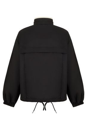 Prada Womens Windbreaker Re-Nylon Black Polyamide Trench & Raincoats