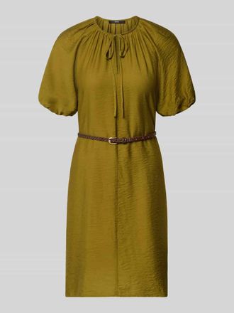Zero Minikleid aus Viskose-Mix mit Schl&uuml;sselloch-Ausschnitt