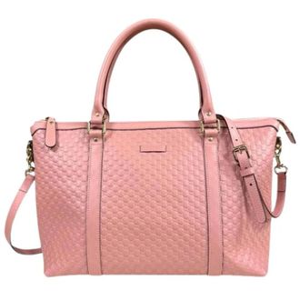 Gucci Pre-owned Lederhandtasche - - Pre-owned - Damen - Rosa - ONE SIZE