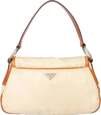 Prada Crossbody Bags - Prada Nylon Triangle Shoulder Bag - Gr. unisize - in Beige - für Damen