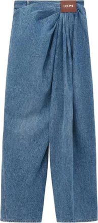 Loewe Femme, Jeans, Bleu, Taille: 40 FR Jeans Drap&eacute;s