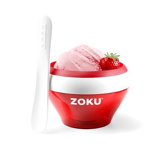 Zoku Ice Cream Maker Red - Ice Cream - Sorbet - Frozen Yoghurt in 10 Minutes