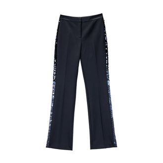 Karl Lagerfeld KL Studio Paillettenhose - - Trousers - Damen - Schwarzk - S