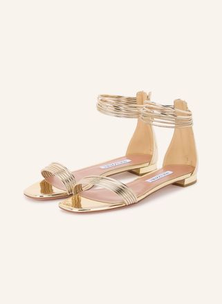 Aquazzura Aquazzura Lacksandalen Sway gold