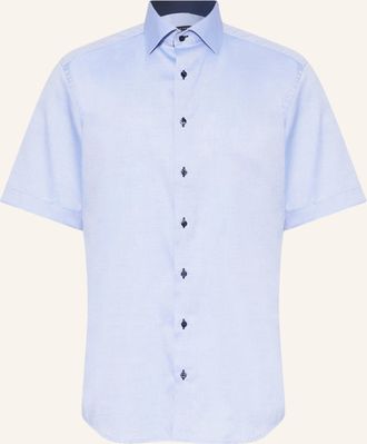 Eterna Kurzarm-Hemd Modern Fit blau
