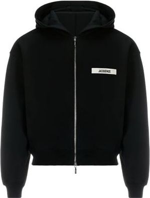 Jacquemus Hoodie à glissière en coton