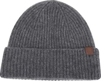 Eleventy Caps & Mützen - Ribbed Knit Beanie - Gr. ONE SIZE - in Grau - für Damen
